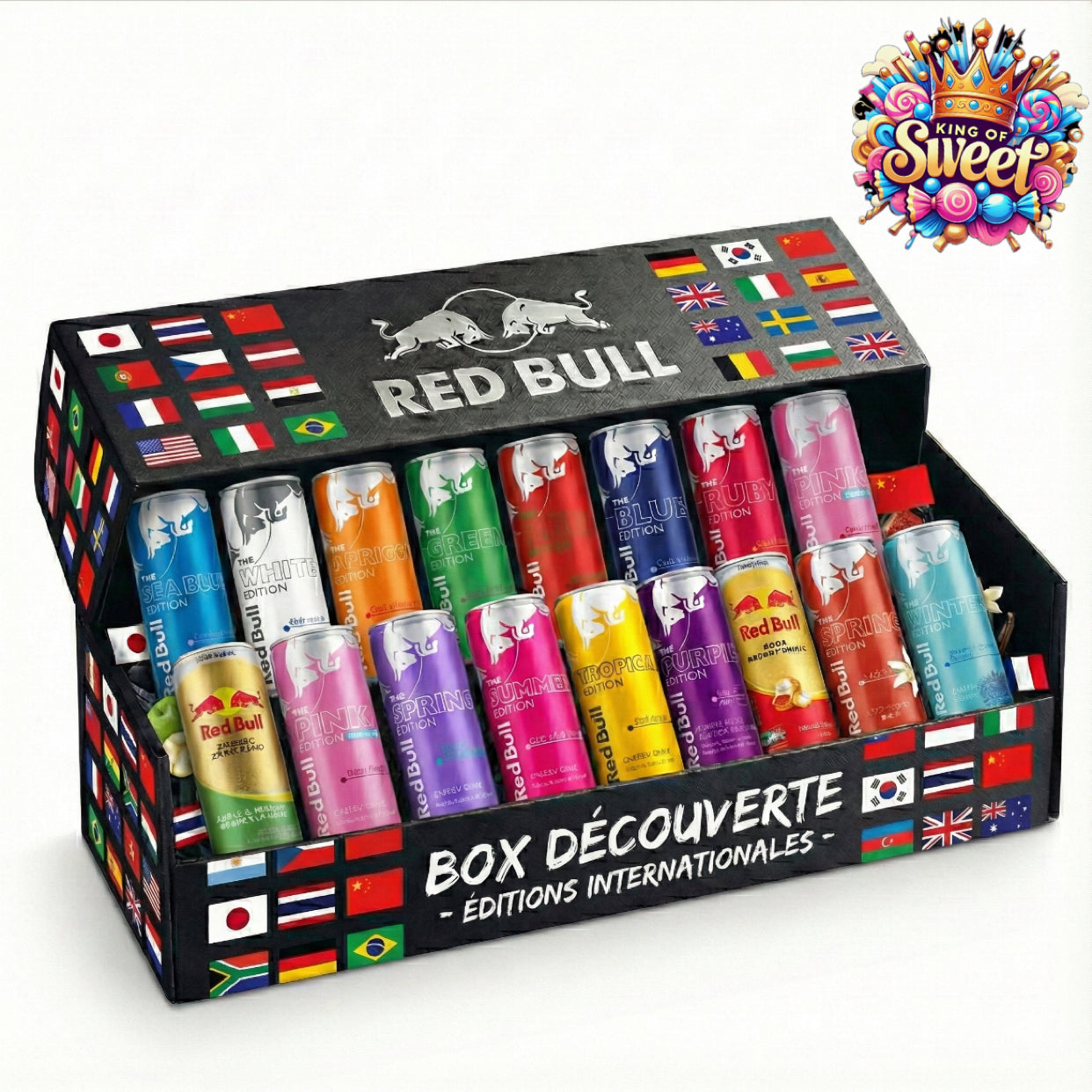 Pack Red Bull Premium – 17 Éditions rares et internationales – Import ...